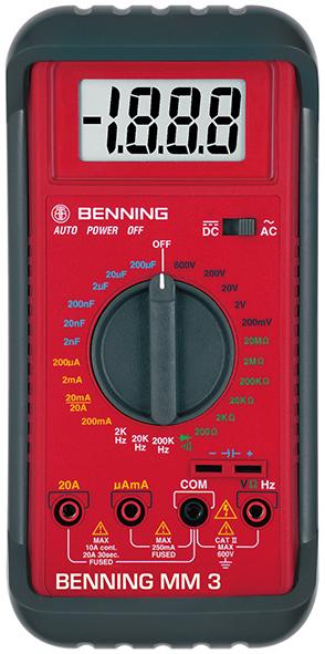 schraubbar.de | Digital-Multimeter MM 3 Benning